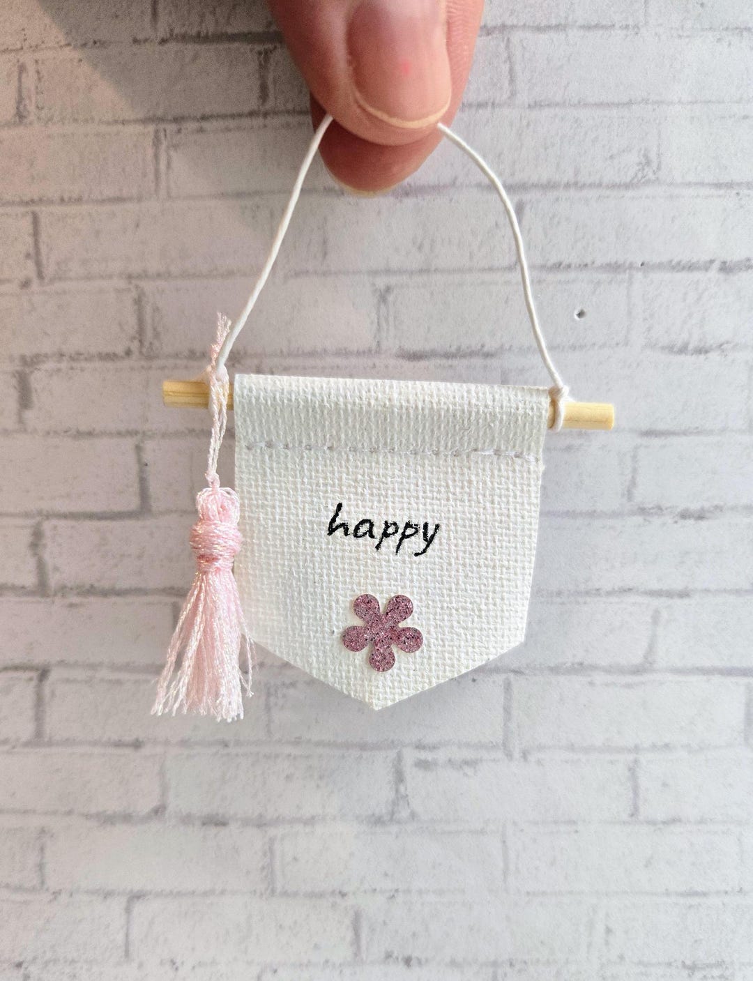 Miniature Banner, Mini Wall Hanging, Miniature Canvas Banner, Mini Wall ...