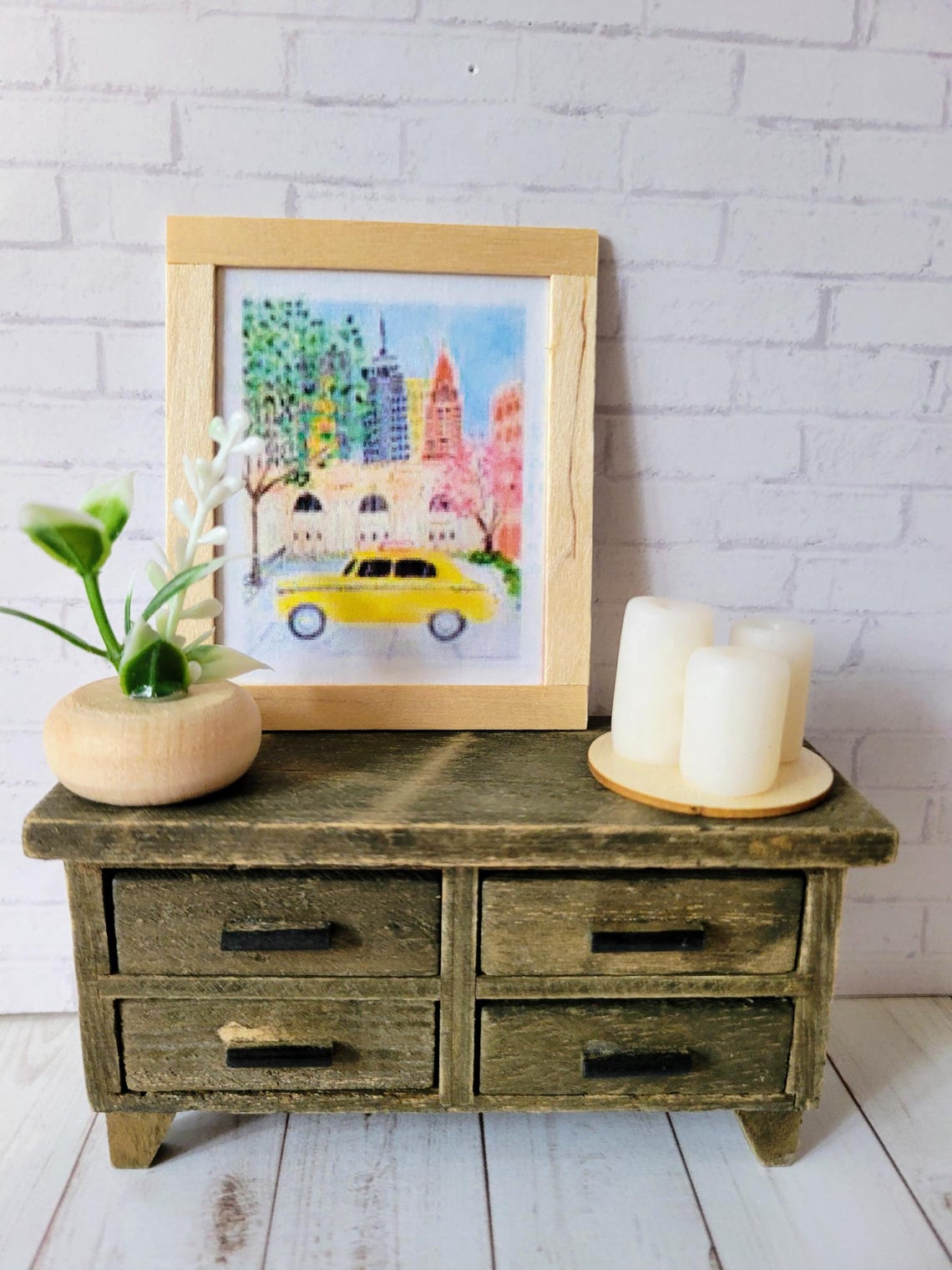 Miniature Prints, Mini City Prints, Miniature Art Pieces, Miniature ...