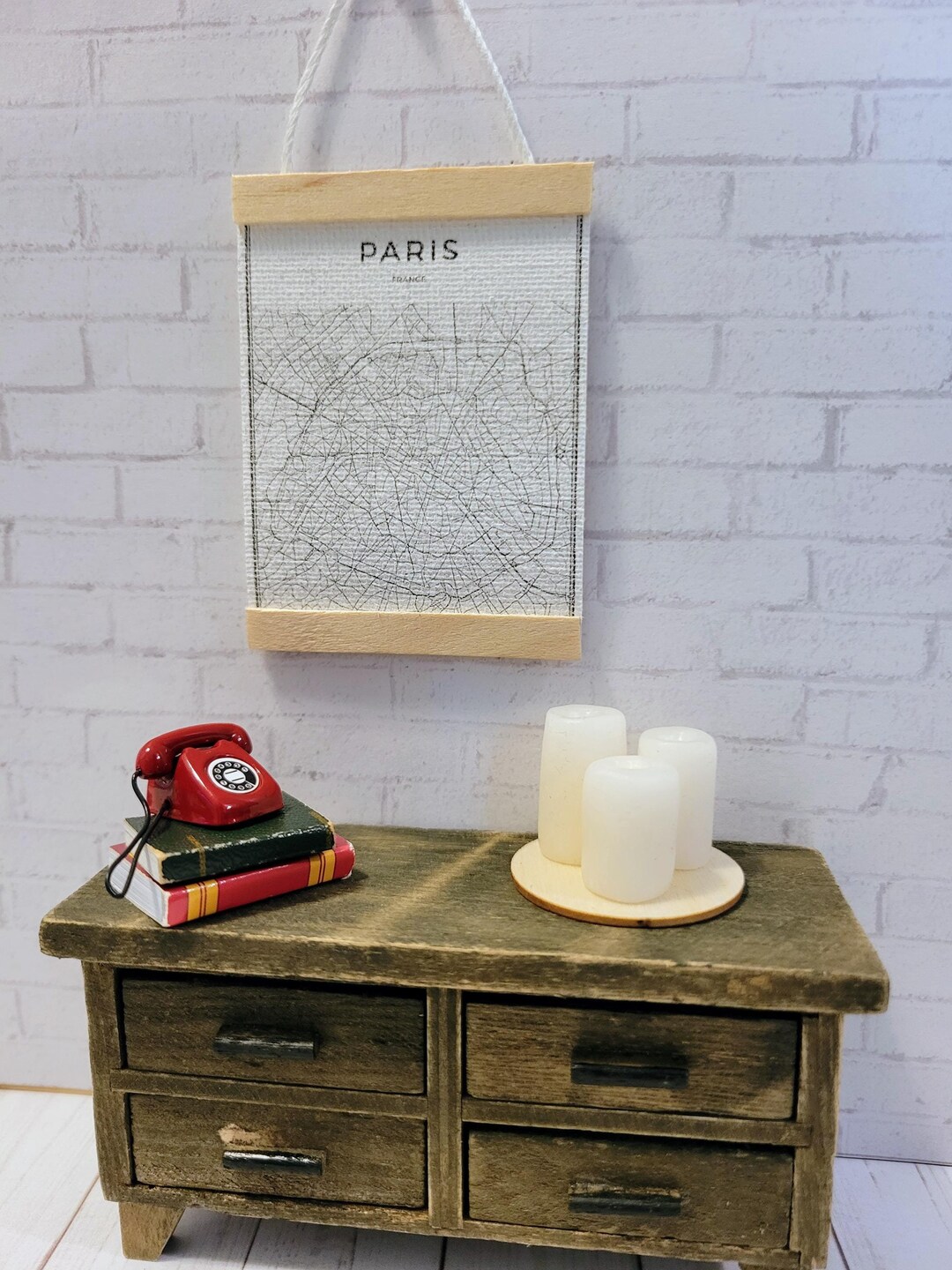 Miniature Map Prints, Miniature Plant Life Prints, Mini Prints, Mini ...