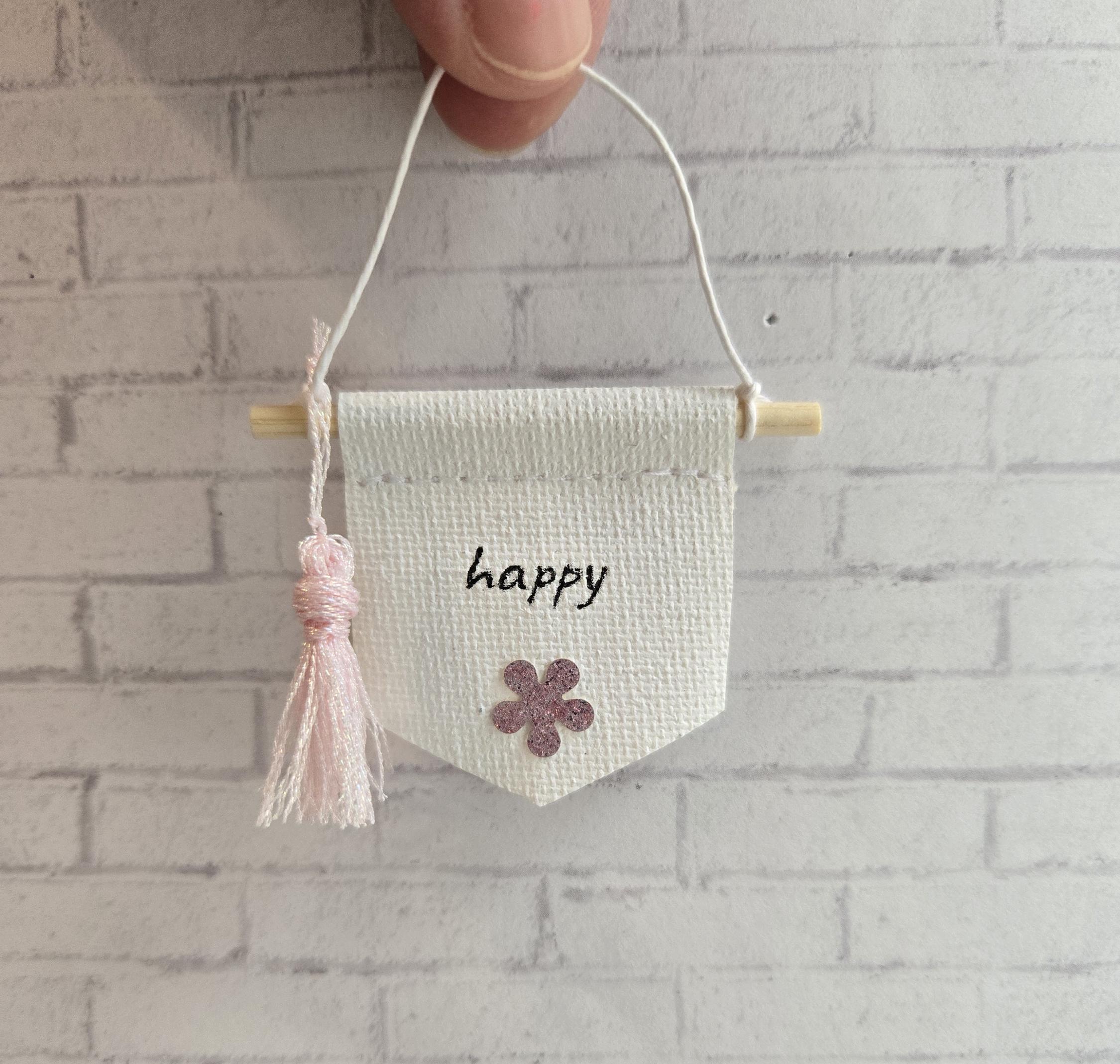 Miniature Banner, Mini Wall Hanging, Miniature Canvas Banner, Mini Wall ...