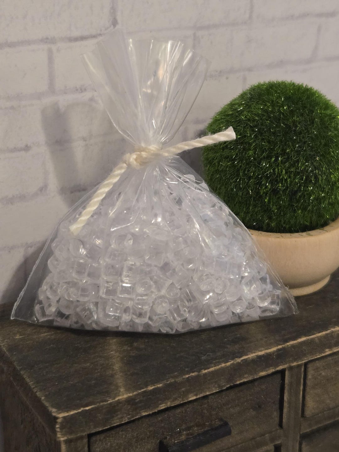 Miniature Ice Cubes, Mini Bag of Ice, Miniature Ice, Bag of Min Ice ...