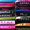 Custom Made Letter Thread Bracelets - Etsy