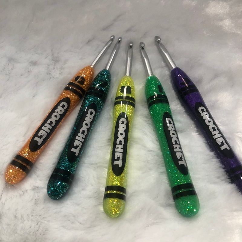 Resin Crochet Hook Set - Etsy