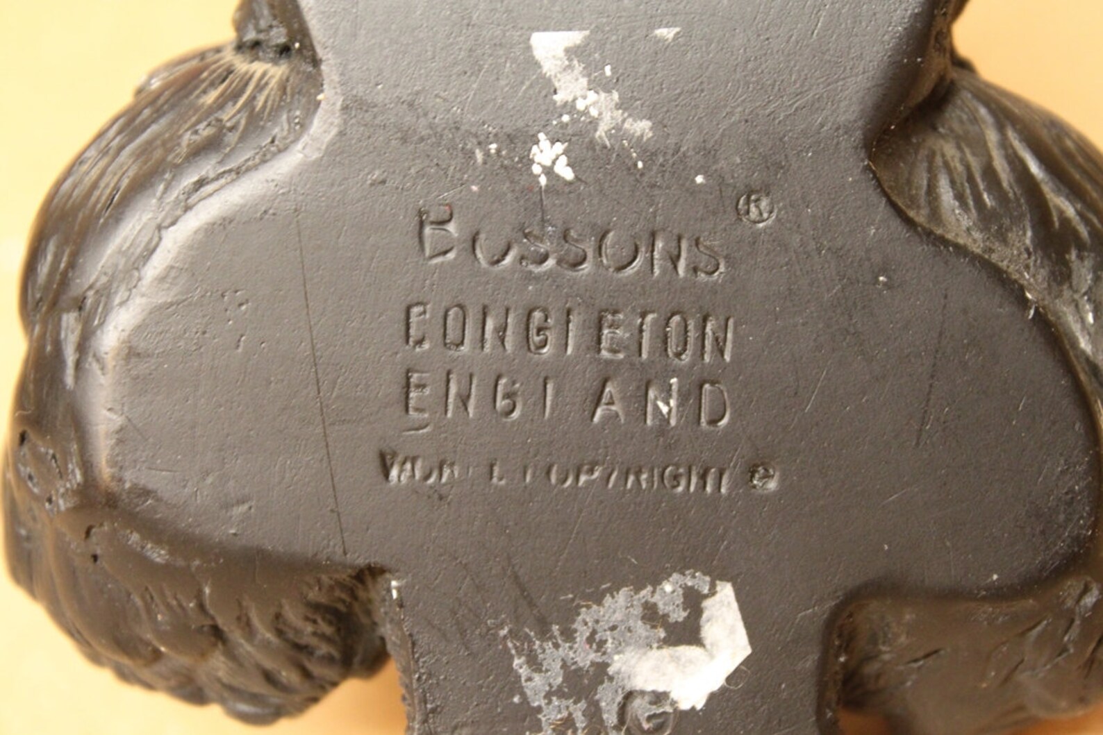 Black Poodle Head Bossons England | Etsy