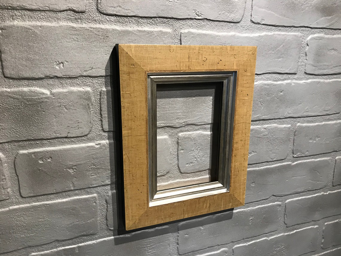 Beige and Silver Picture Frame Italian Frame Deep Frame 4 X - Etsy