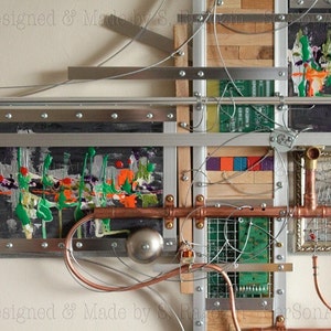 Industrial Abstract Wall Sculpture - - Etsy