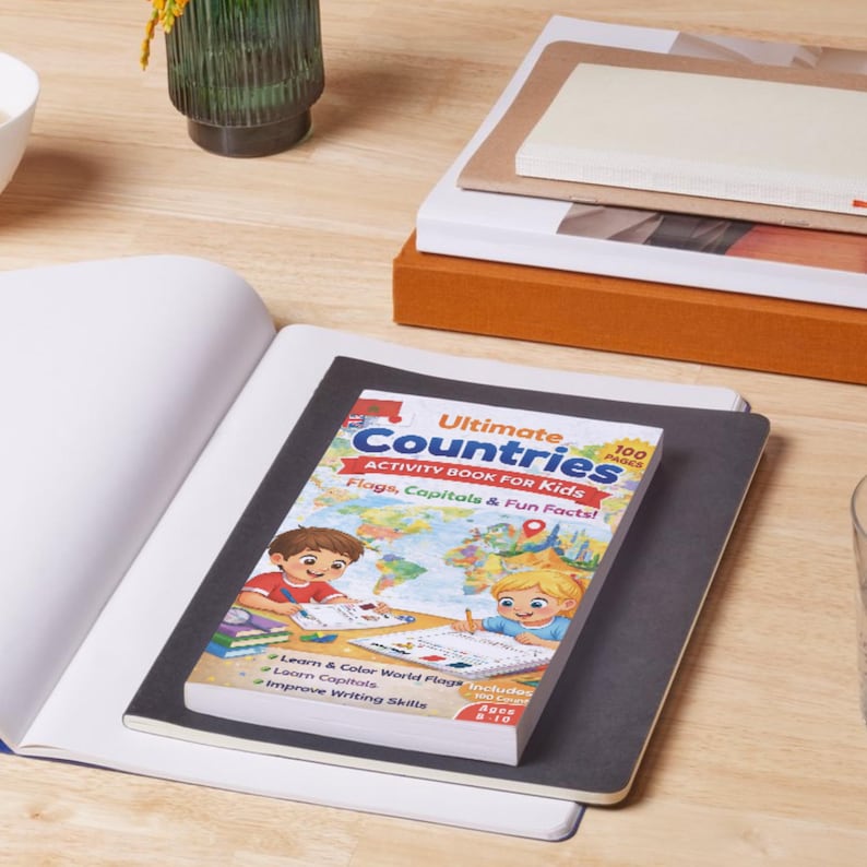 World Flags Coloring Book for Kids | 100 Countries Activity Book ...