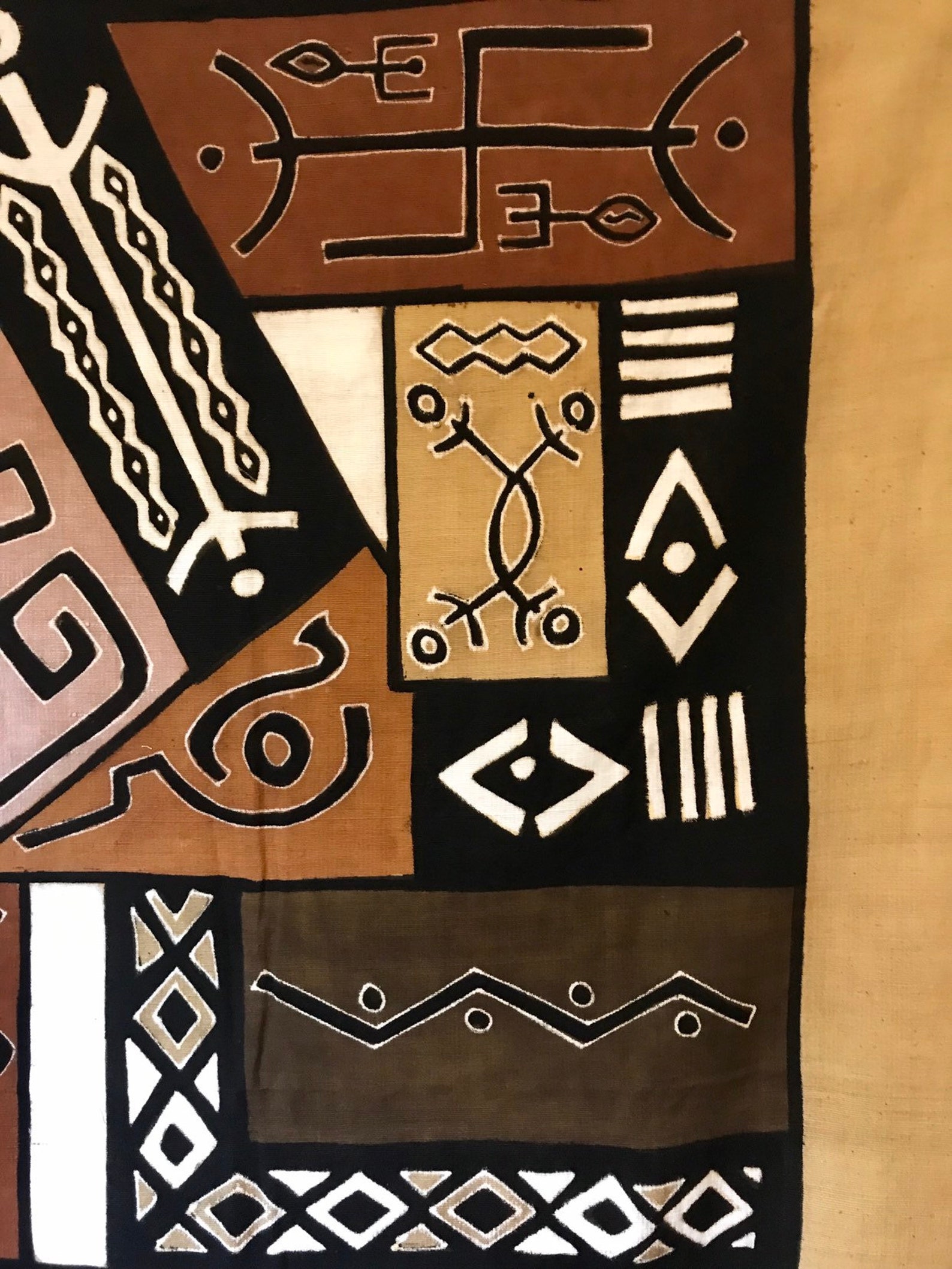 Unique Mudcloth Textile Mudcloth Accent Wall Mudcloth Decor - Etsy