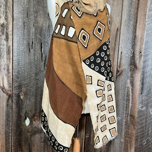 Mudcloth Vest, Bogolan Mudcloth, Unique Mudcloth Wrap Vest - Etsy