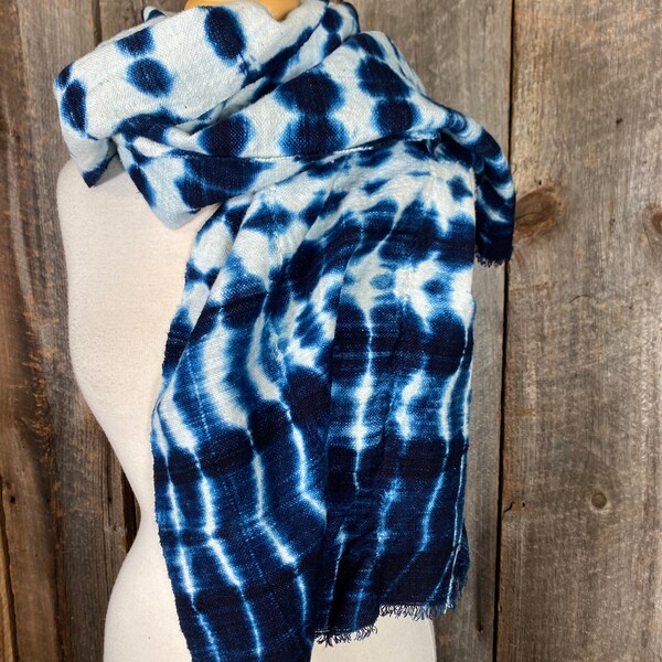 Indigo Scarf - Etsy