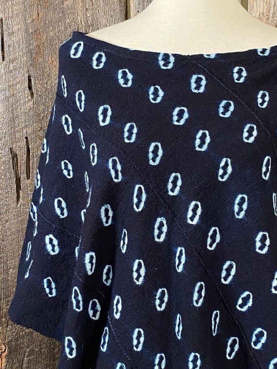 Dogon Indigo Poncho Indigo Textile African Indigo | Etsy