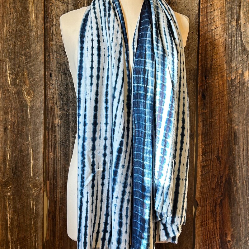 Indigo Blue Scarf - Etsy