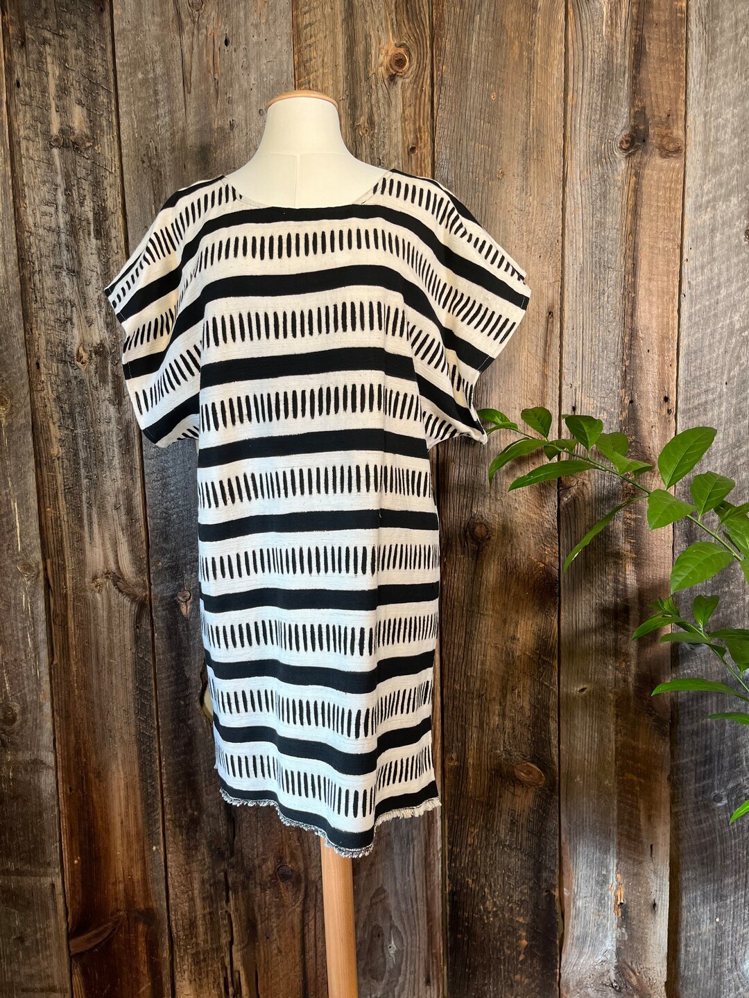 Modern Mudcloth Shift Dress, Mudcloth Top, Handwoven Mudcloth Dress - Etsy