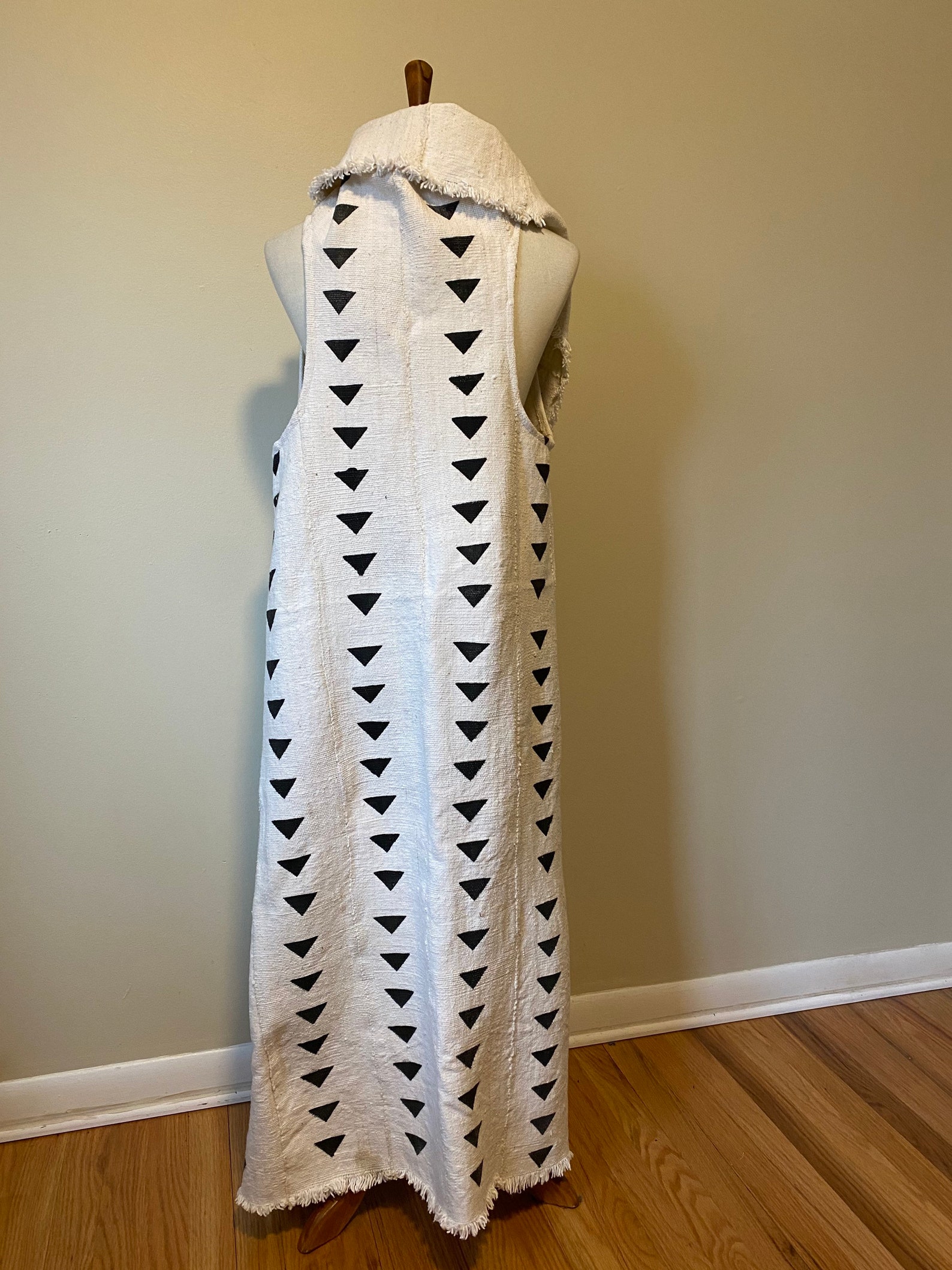 Extra Small Mudcloth Duster Mudcloth Vest Ethnic Vest | Etsy