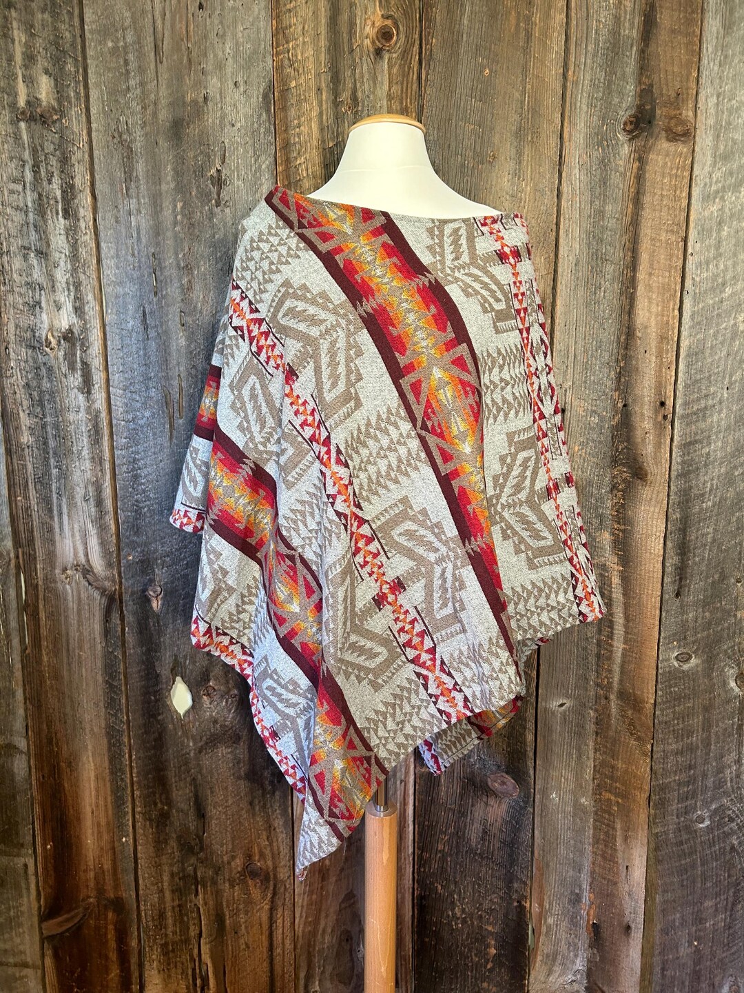 Lightweight Soft Wool Poncho, Boho Style Poncho - Etsy