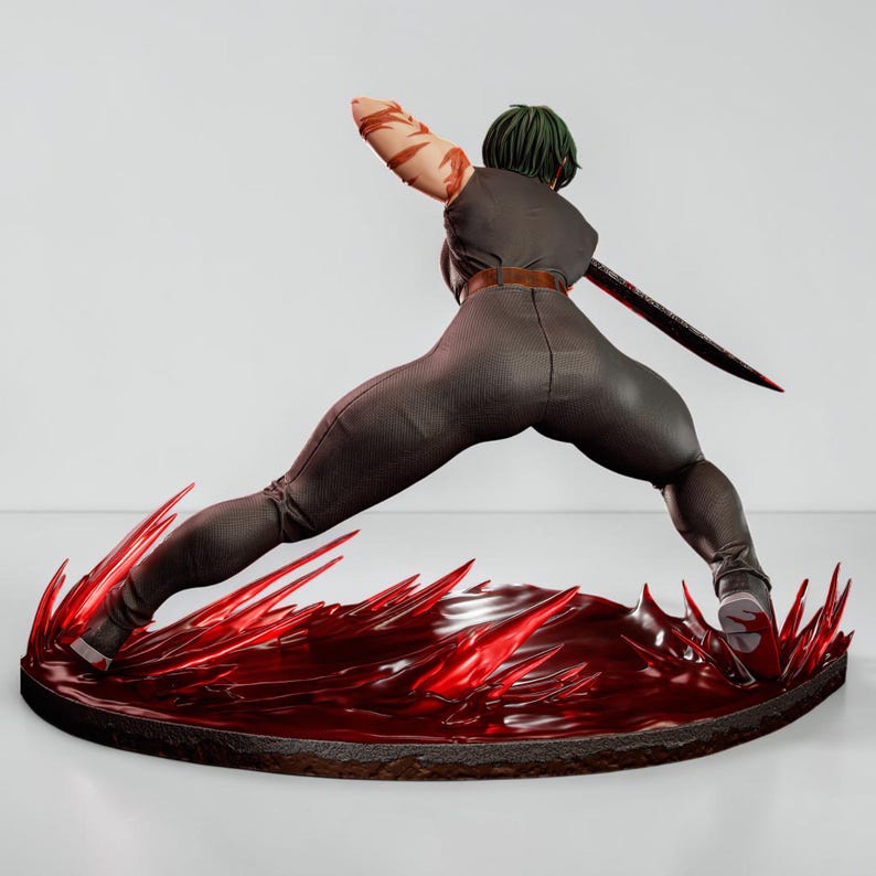 Maki Zenin Awakened Statue – Fury Clan Massacre 3D Print STL File - Etsy