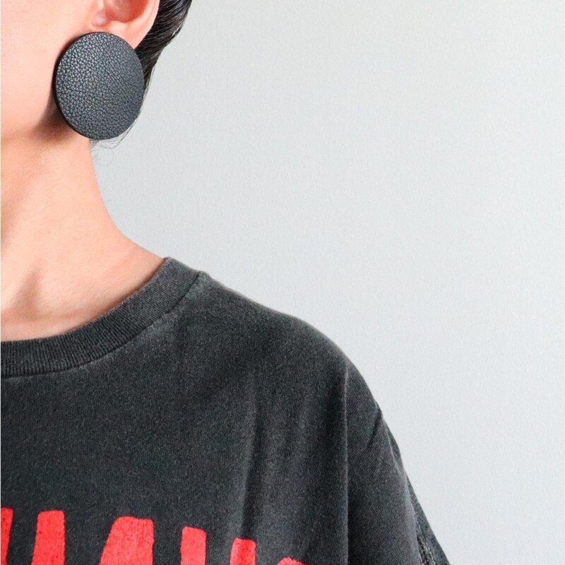 Big Round Earrings - Etsy