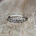 Sterling Silver Banner Ring Personalized Ring Customized - Etsy