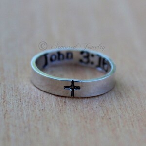 Sterling Silver John 316 3 16 3:16 Ring Stacking Stackable - Etsy