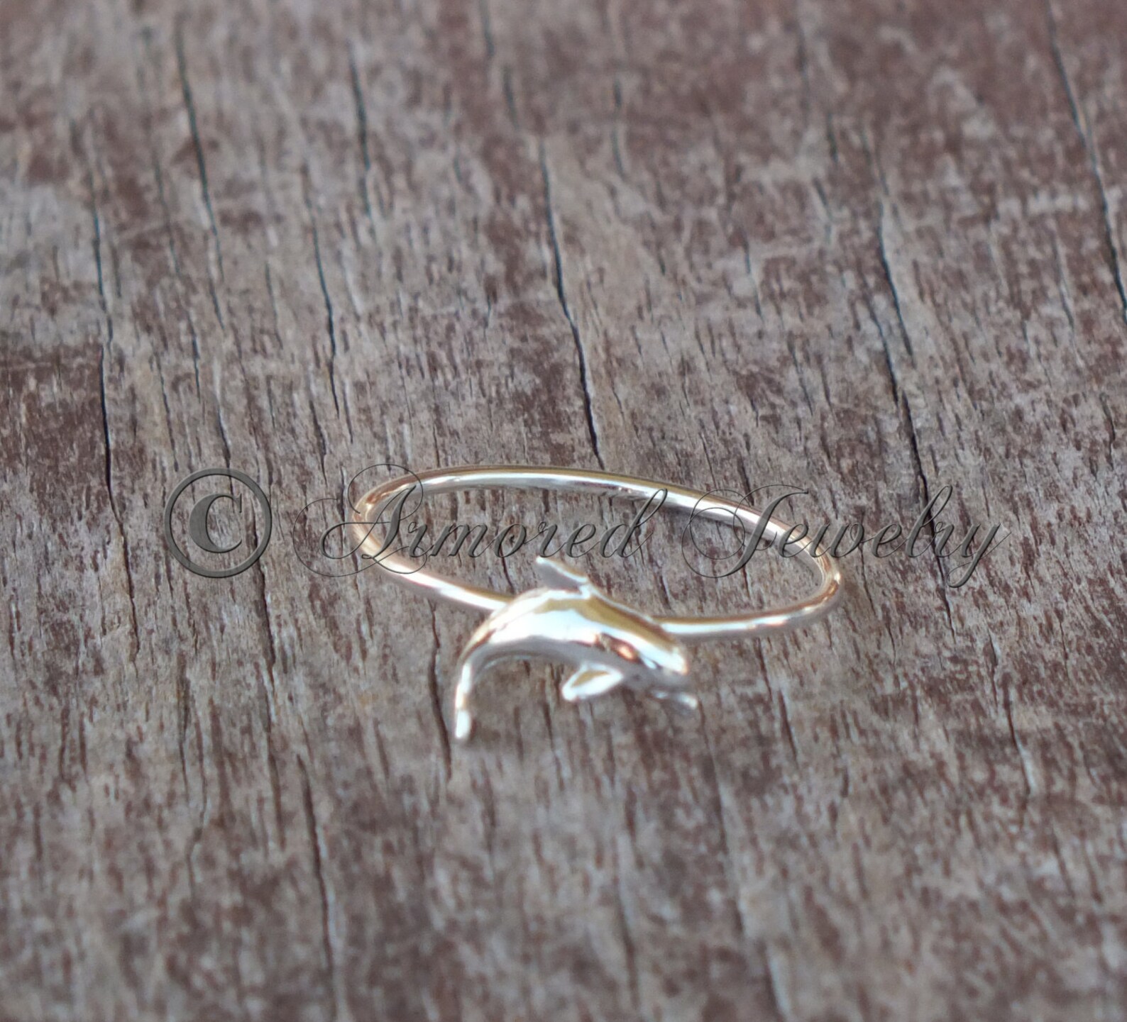 Sterling Silver Dolphin Ring Ocean Life Beach Living Marine - Etsy