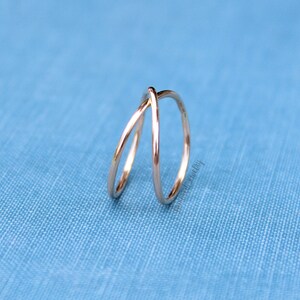 Gold Infinity Wrap Ring Infinite Ring Midi Ring Rose Gold - Etsy