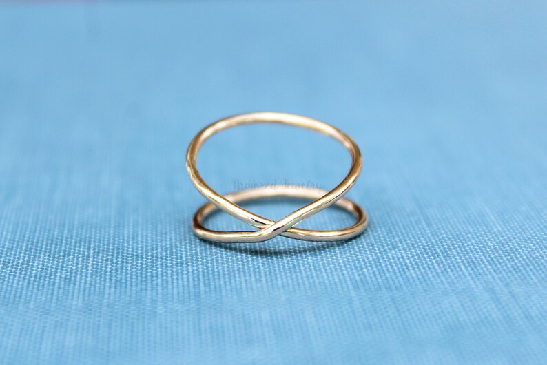 Gold Infinity Wrap Ring Infinite Ring Midi Ring Rose Gold - Etsy