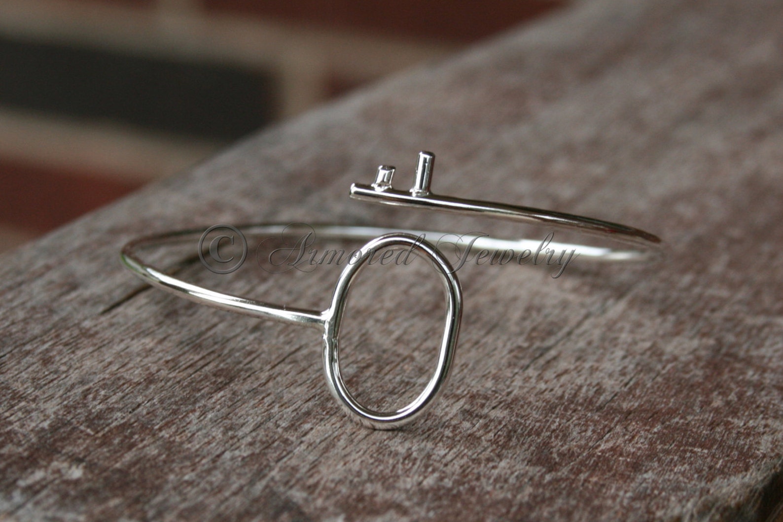 Sterling Silver Skeleton Key Adjustable Cuff Bangle Bracelet | Etsy