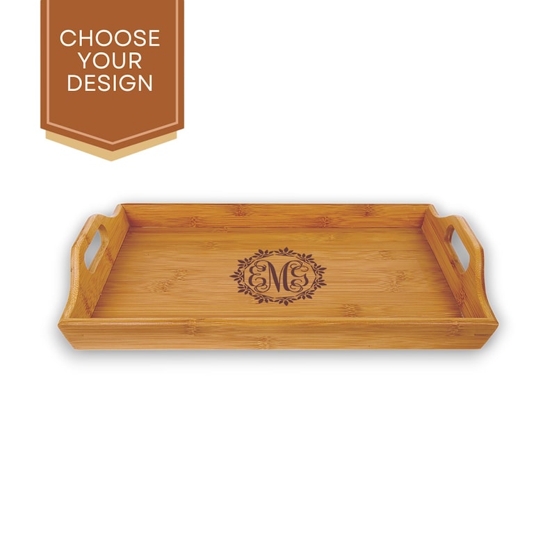 Personalized Engraved Bamboo Serving Tray, 16.5" X 9.75" - Etsy