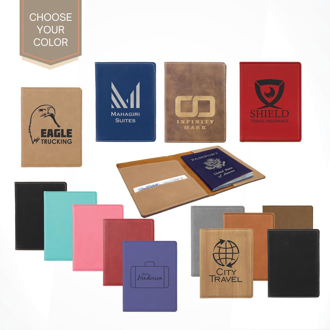 Personalized Passport Covers, Passport Holder for Travel Lovers, Gift ...