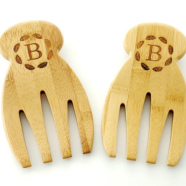 Wooden Salad Hands - Etsy