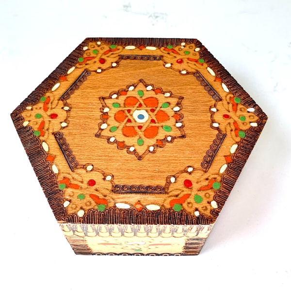 Pyrography Box - Etsy