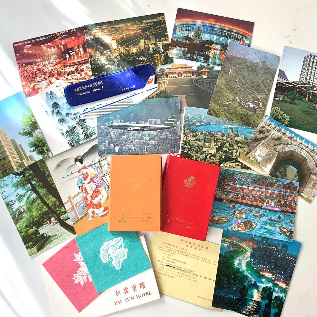 Vintage Postcards, Guide Books, Collectibles From 1970's-80's Era Asia ...