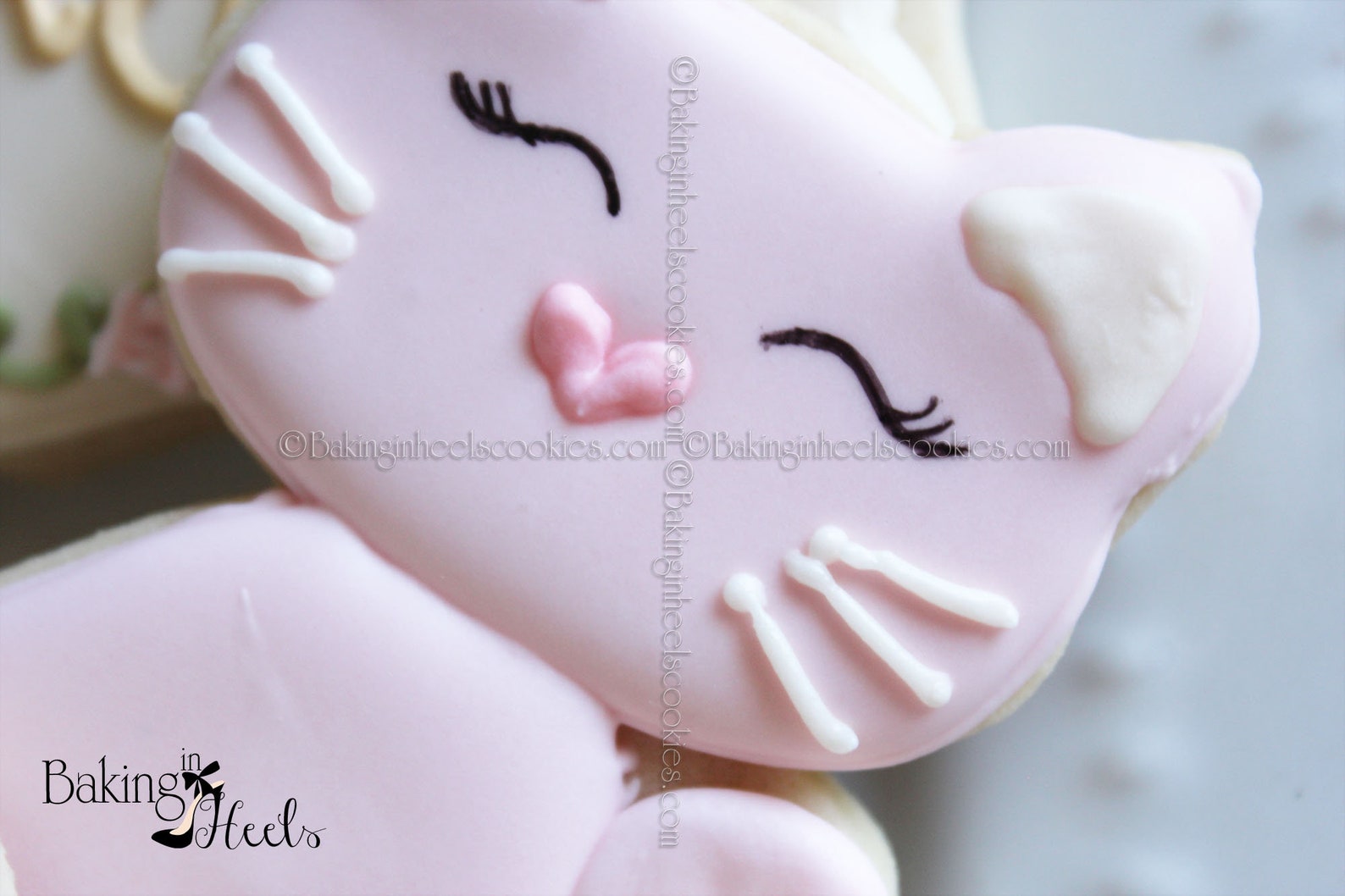 Kitten Decorated Cookies Cat Cookies Kitten Birthday Party - Etsy