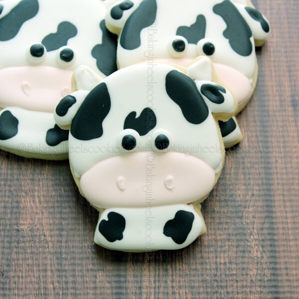 Cow Cookies - Etsy