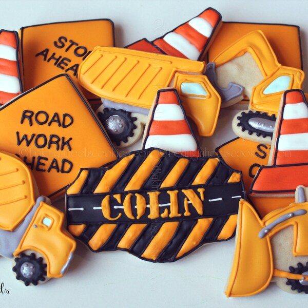 Construction Cookies - Etsy