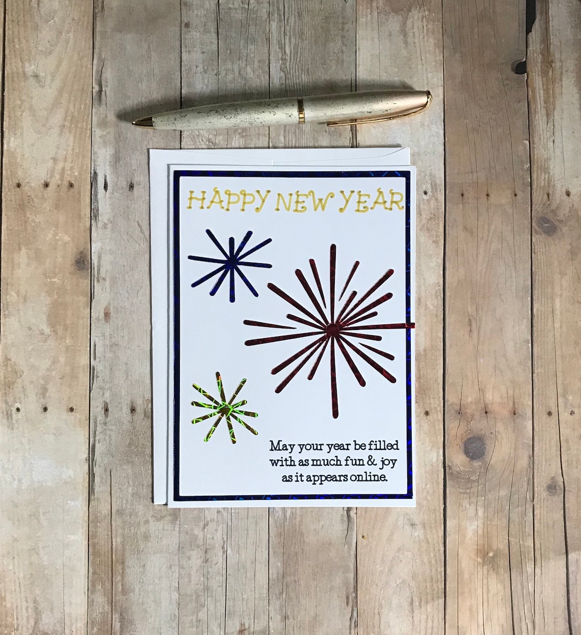 Happy New Year Card Funny New Years Card New Years Party - Etsy