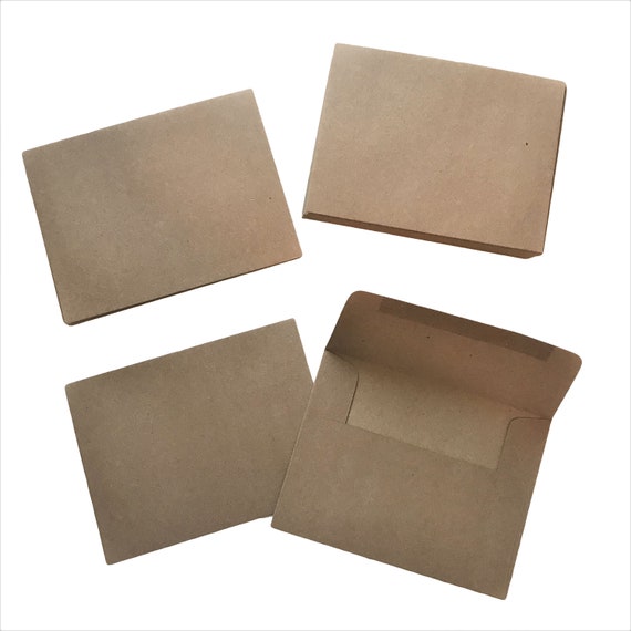 50 Recycled Kraft A2 Envelopes - Etsy
