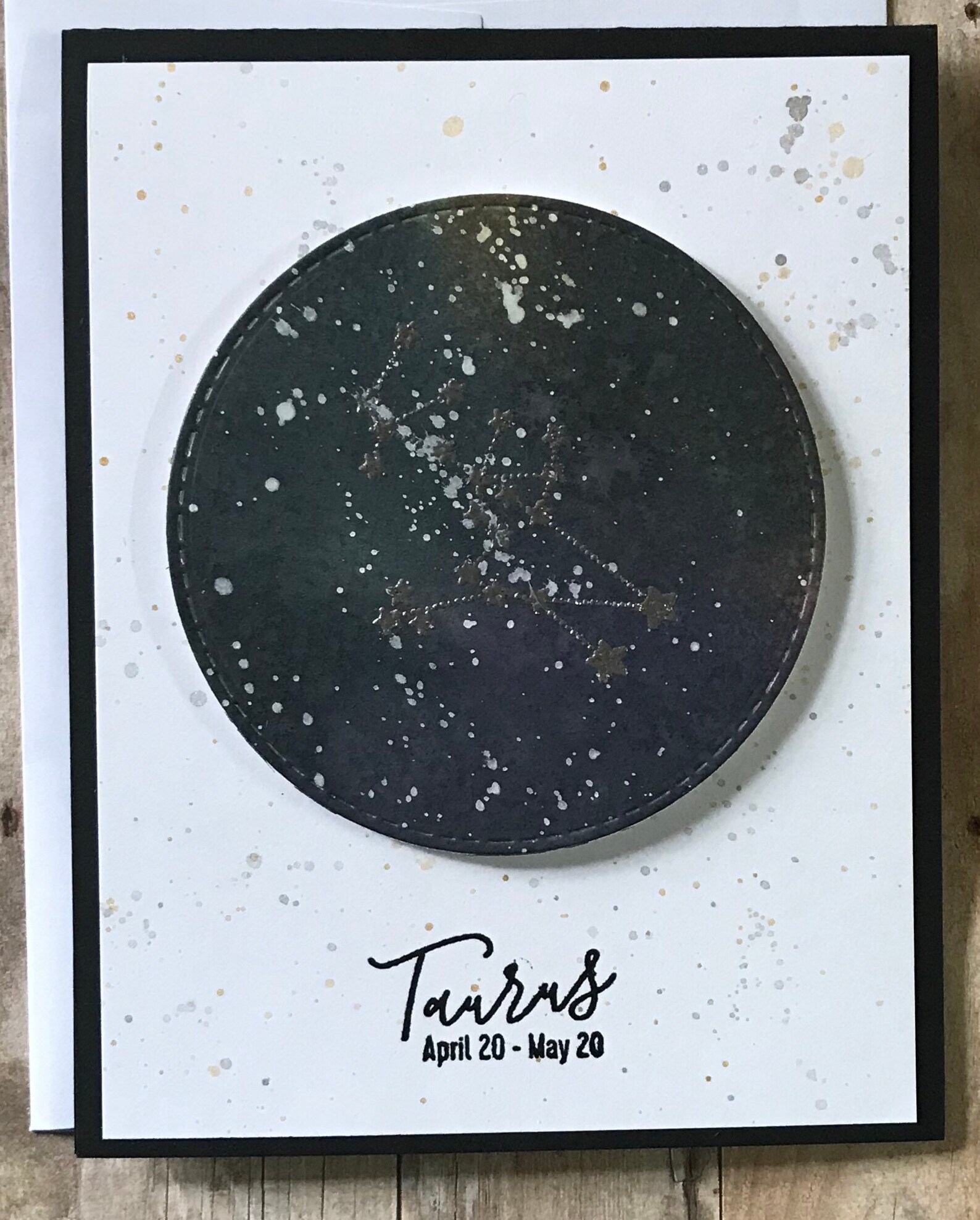 Taurus Zodiac Gift Taurus Constellation Card Taurus Zodiac - Etsy