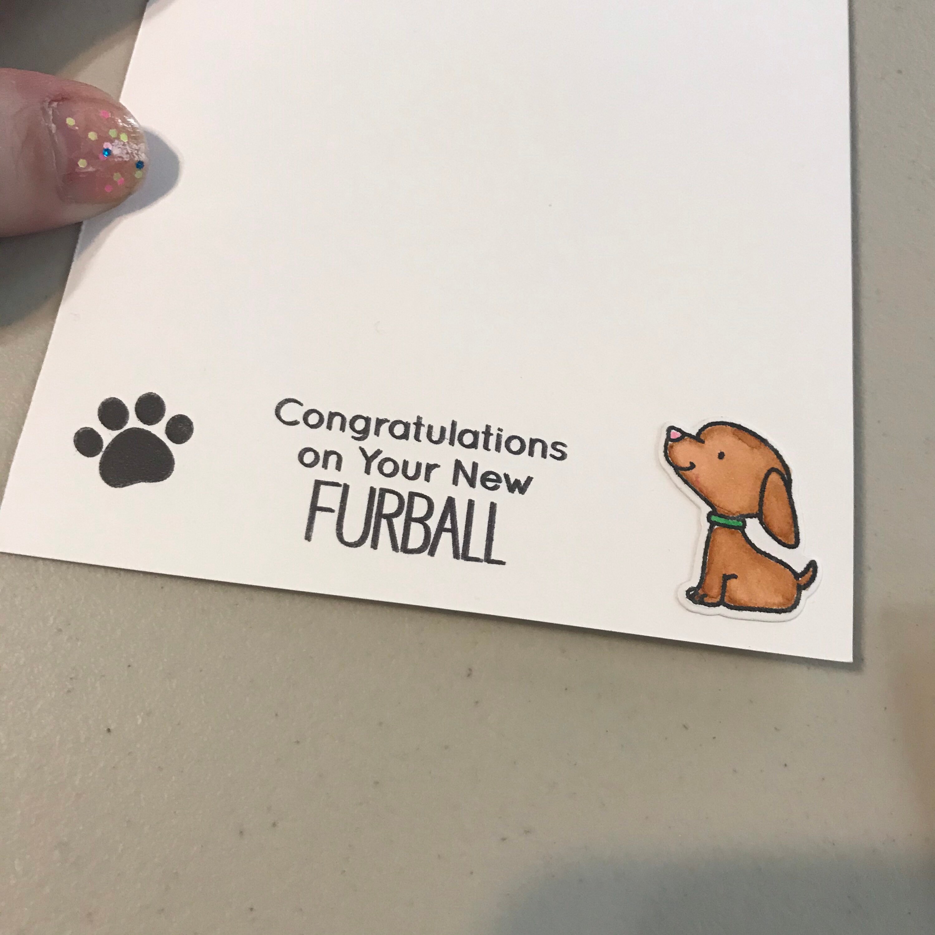 New Dog Card New Puppy Card New Pet Card New Pet Gift - Etsy