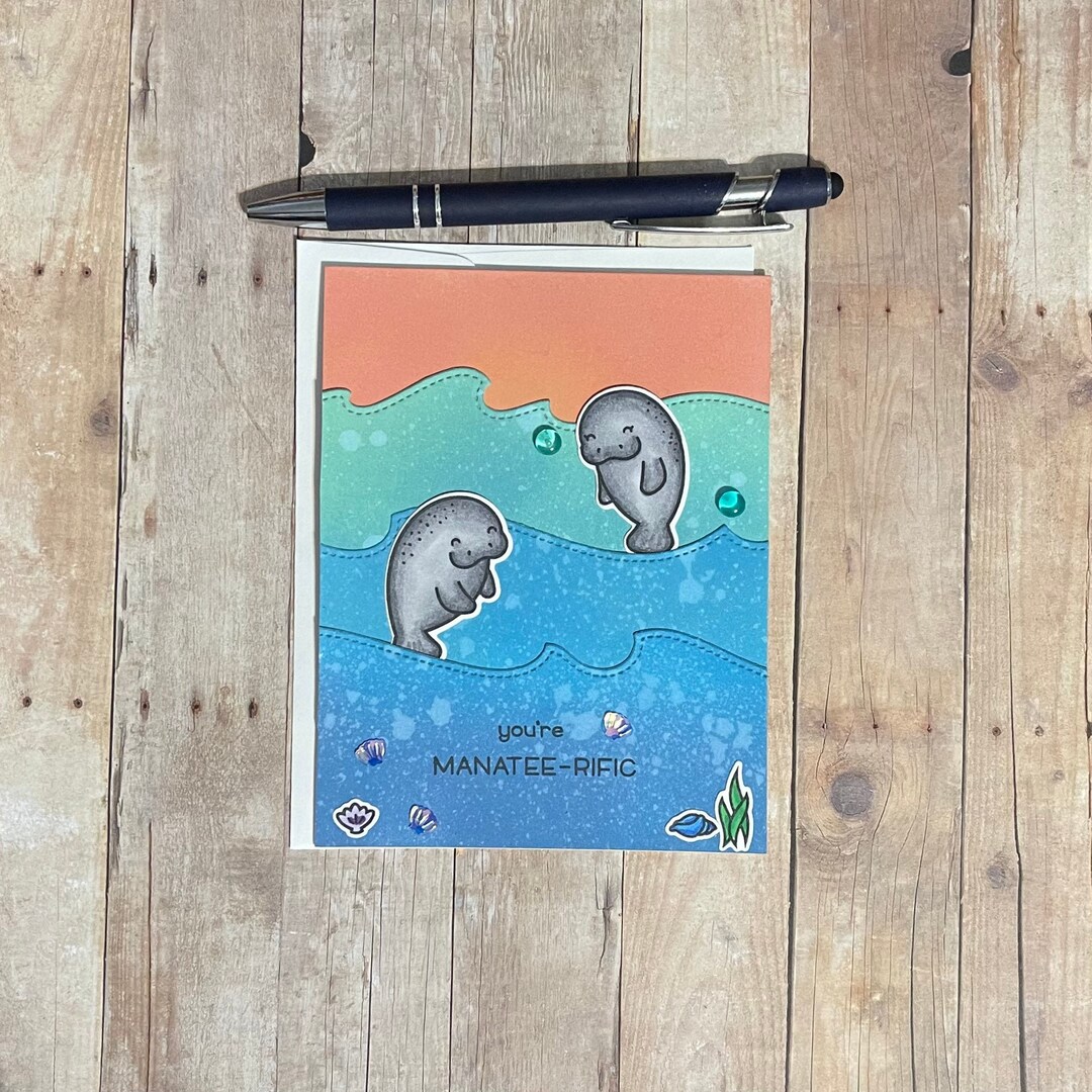 Manatee Card for Boyfriend, Birthday Card for Her, Manatee Gifts, Best ...