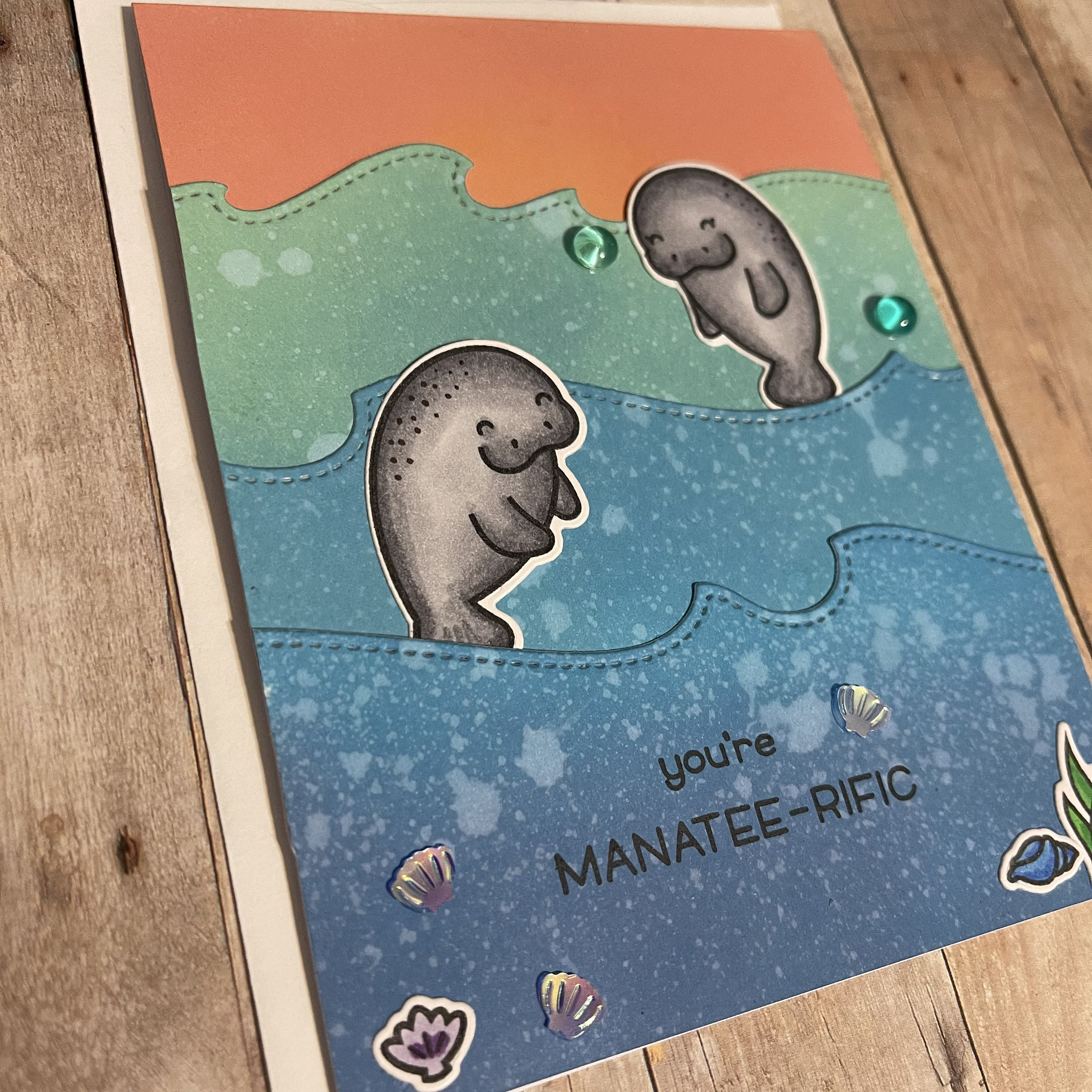 Manatee Card for Boyfriend, Birthday Card for Her, Manatee Gifts, Best ...