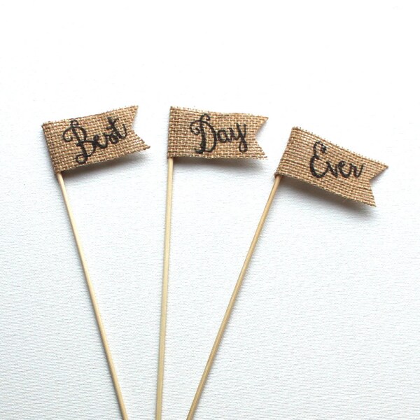Burlap Cake Topper - Etsy