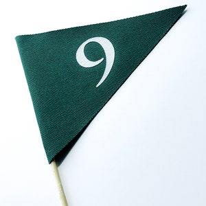 Flag Table Numbers, Golf Themed, Vintage Decor, Rustic Table Numbers ...