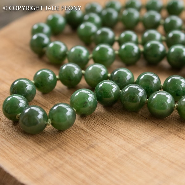 Nephrite Jade Beads - Etsy