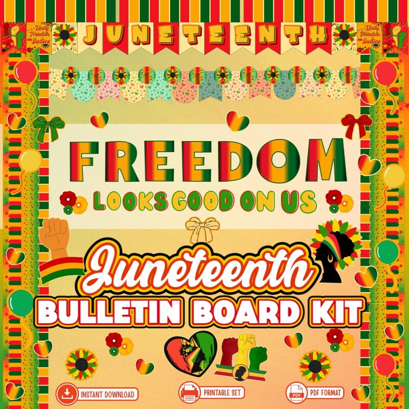 Juneteenth Bulletin Board - Etsy