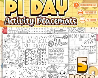 Fun Pi Day Activities for Kids Math Games | 5 Educational Printable ...
