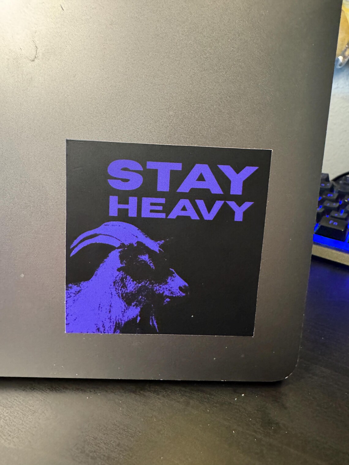 Heavy Metal Goat Sticker – Punk Rock, Extreme Music Art (3