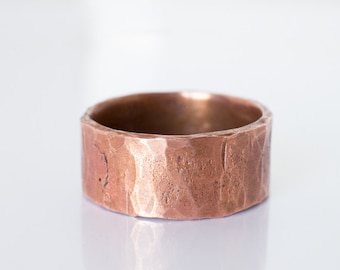 Copper Wedding Ring | Etsy