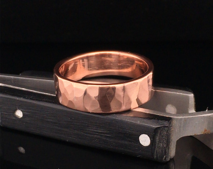 Brushed Copper Band - Etsy