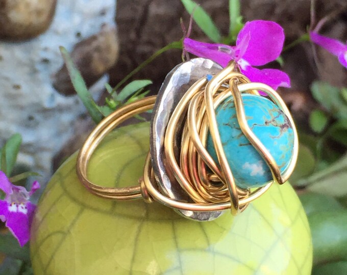 Wire Wrapped Washer Ring - Etsy